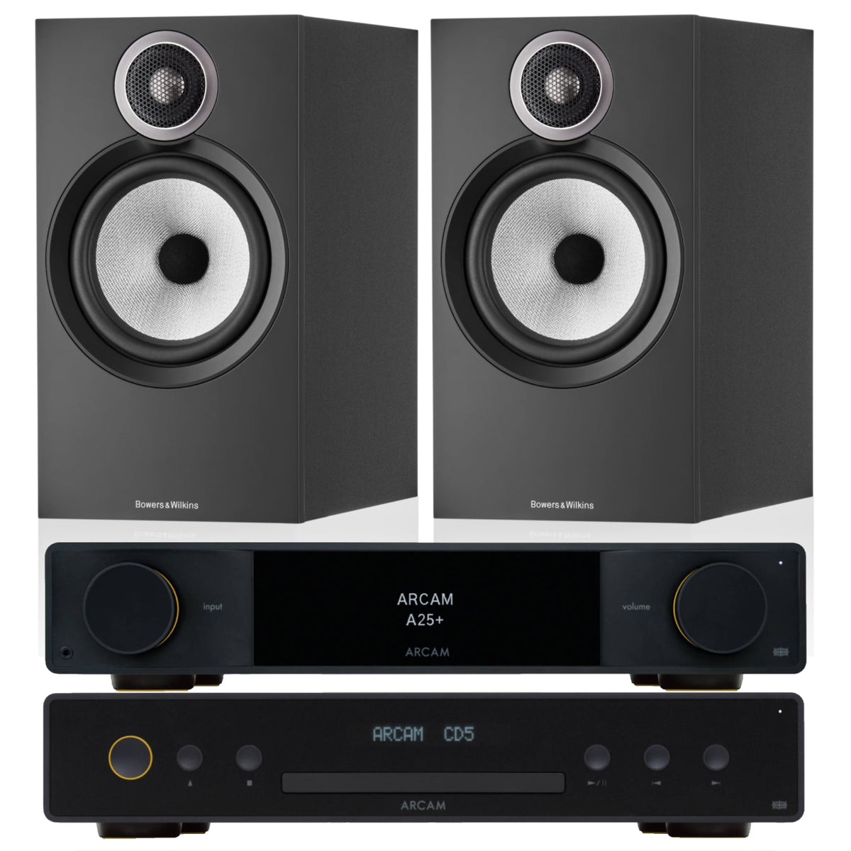 Arcam A25+ with CD5 CD Player & Bowers and Wilkins 606 S3 – Doug Brady HiFi