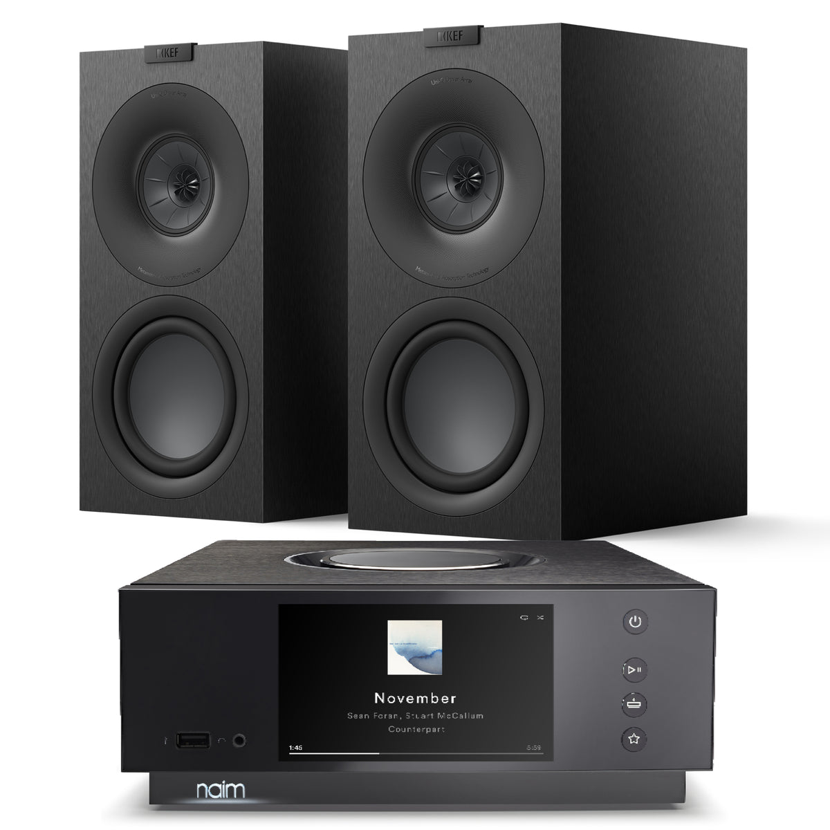Naim Uniti ATOM HDMI + KEF Q Concerto – Doug Brady HiFi