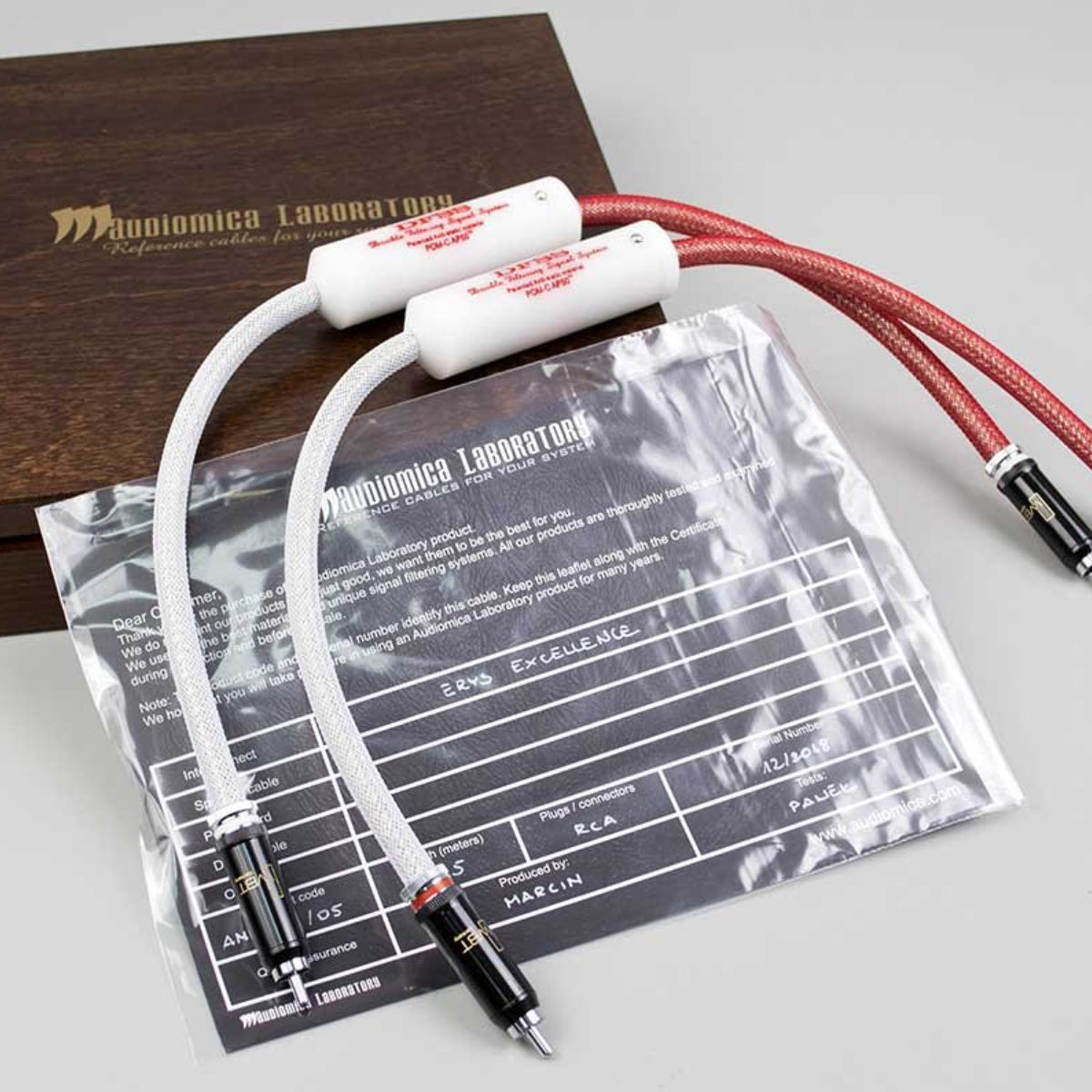 Audiomica Erys Excellence M2 2RCA to 2RCA Analogue Cable – Doug Brady HiFi