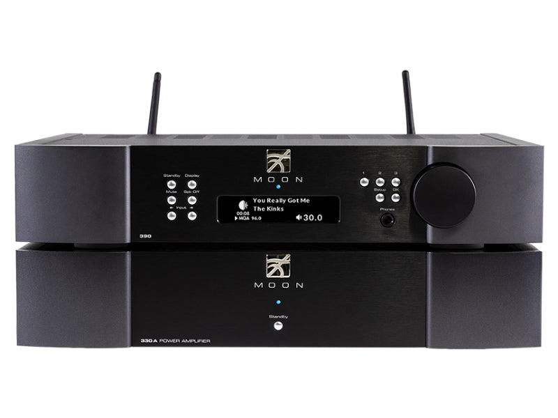 MOON 390 & 330A Streamer/preamplifier and power amplifier – Doug Brady HiFi