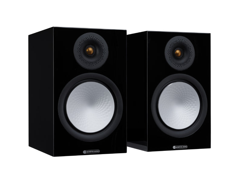 Monitor Audio Silver 100 7G High Gloss Black Bookshelf Speakers (Opene ...